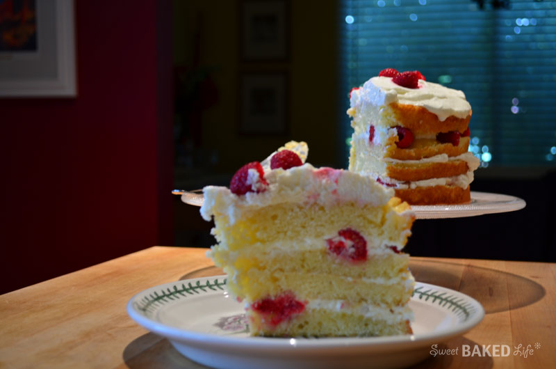 Lemon Raspberry Cream Cake – Sweet Baked Life