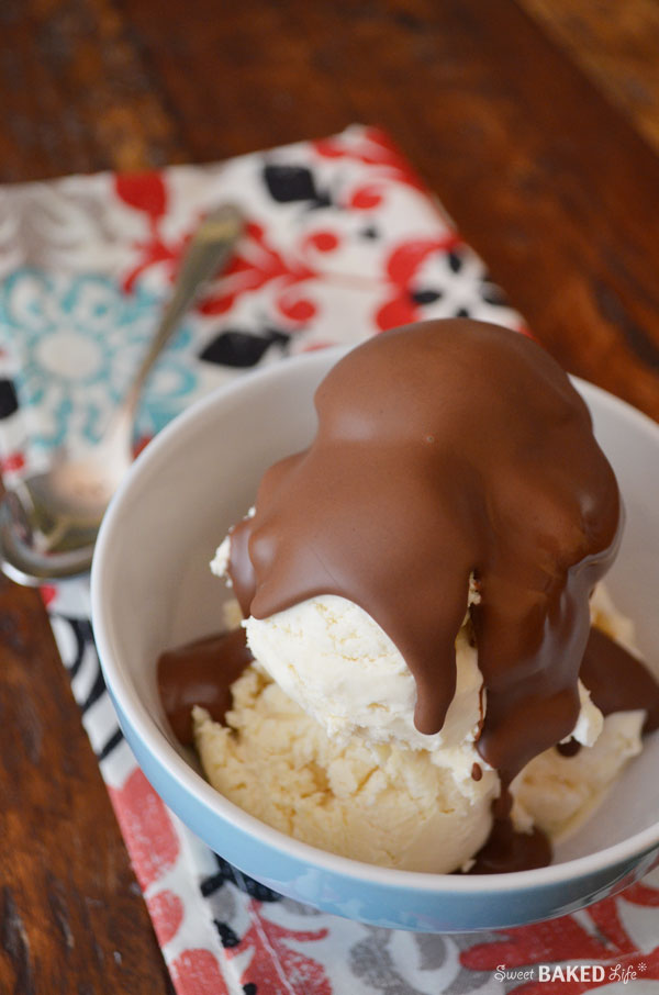 Homemade Milk Chocolate Magic Shell – Sweet Baked Life