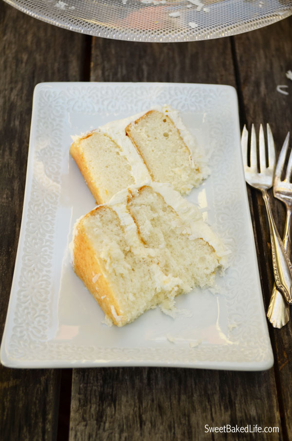 Coconut Cake with Coconut Buttercream Frosting – Sweet Baked Life