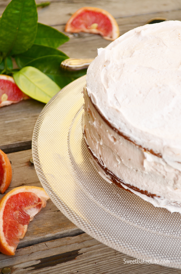 Pink Grapefruit Layer Cake – Sweet Baked Life