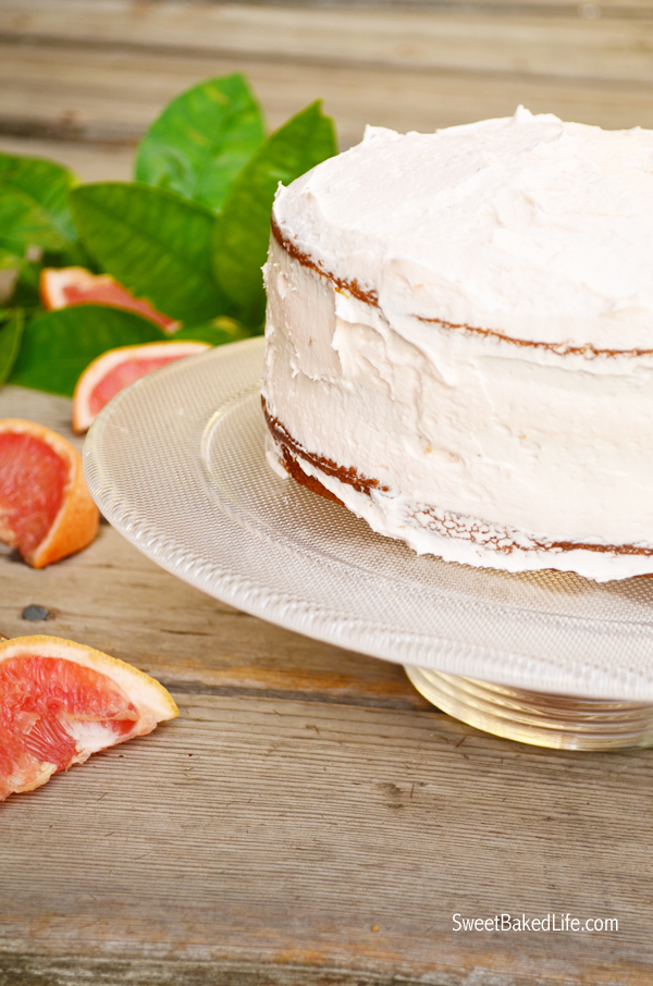 Pink Grapefruit Layer Cake – Sweet Baked Life