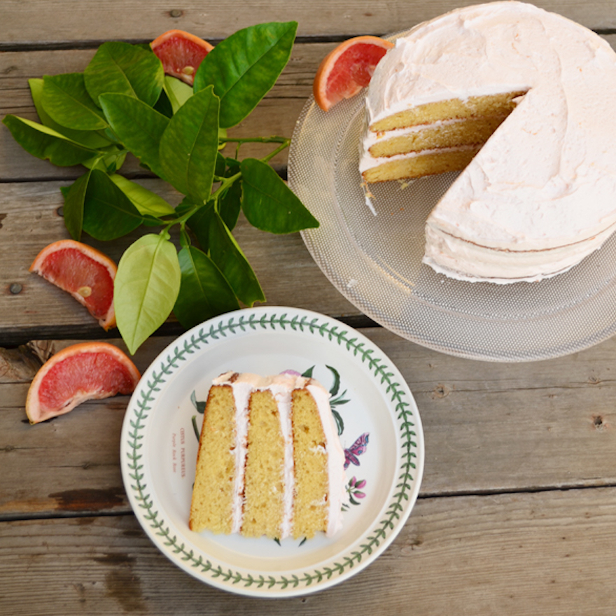 Pink Grapefruit Layer Cake – Sweet Baked Life