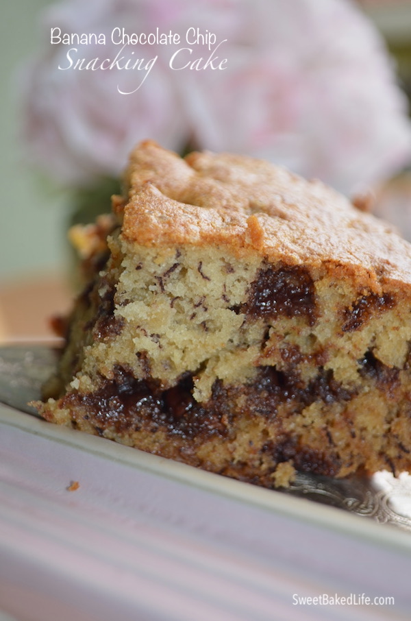 Banana Chocolate Chip Snacking Cake – Sweet Baked Life