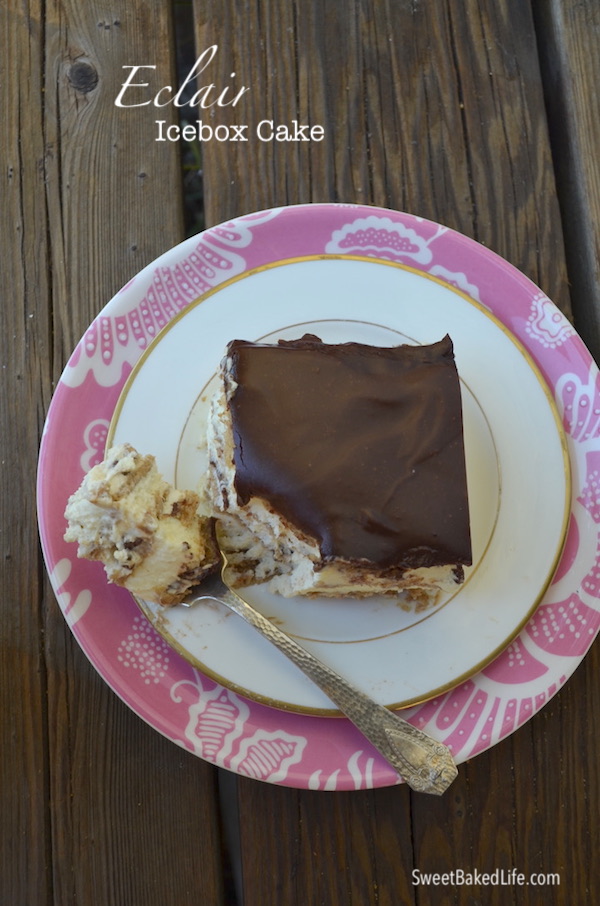 Eclair Icebox Cake {no-bake} – Sweet Baked Life