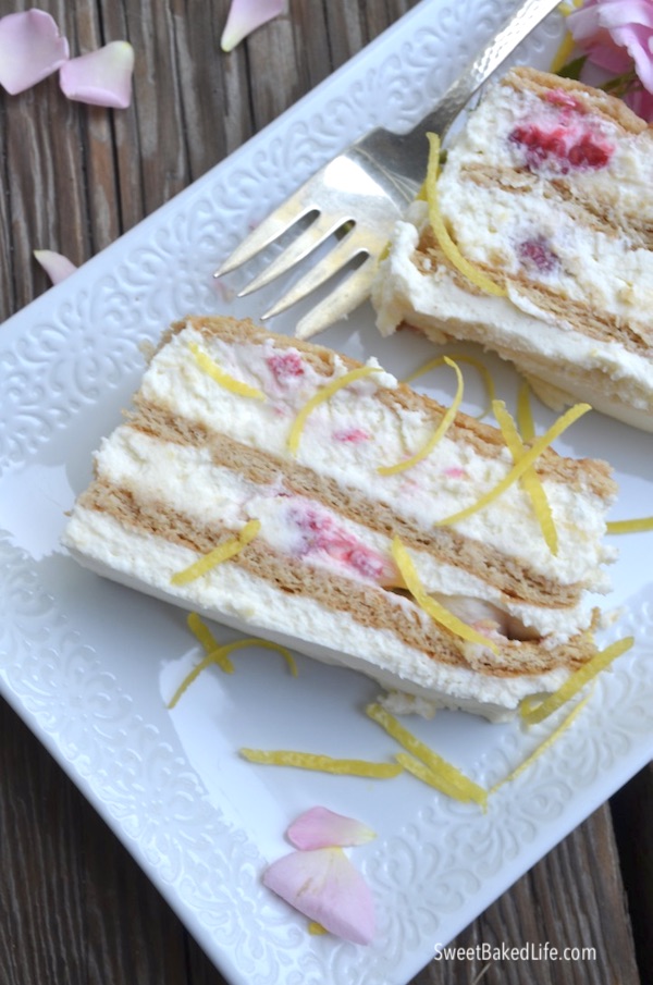 Lemon Raspberry Icebox Cake – Sweet Baked Life
