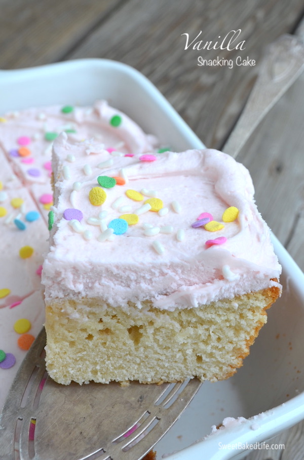 Vanilla Snacking Cake – Sweet Baked Life