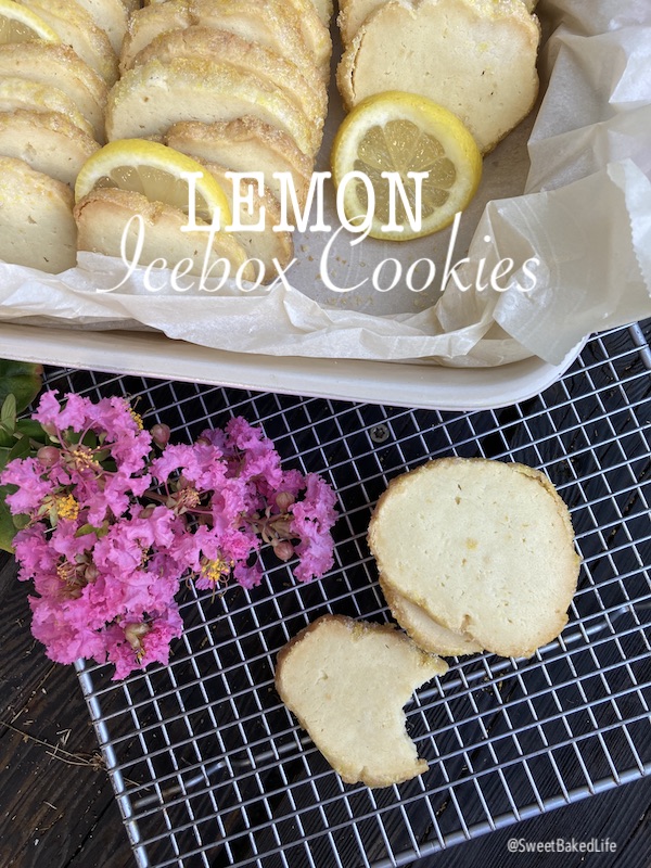 Lemon Ice Box Cookies – Sweet Baked Life