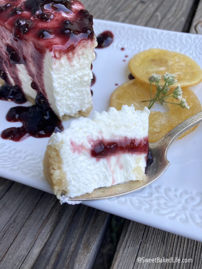 Lemon Cheesecake with Shortbread Cookie Crust – Sweet Baked Life